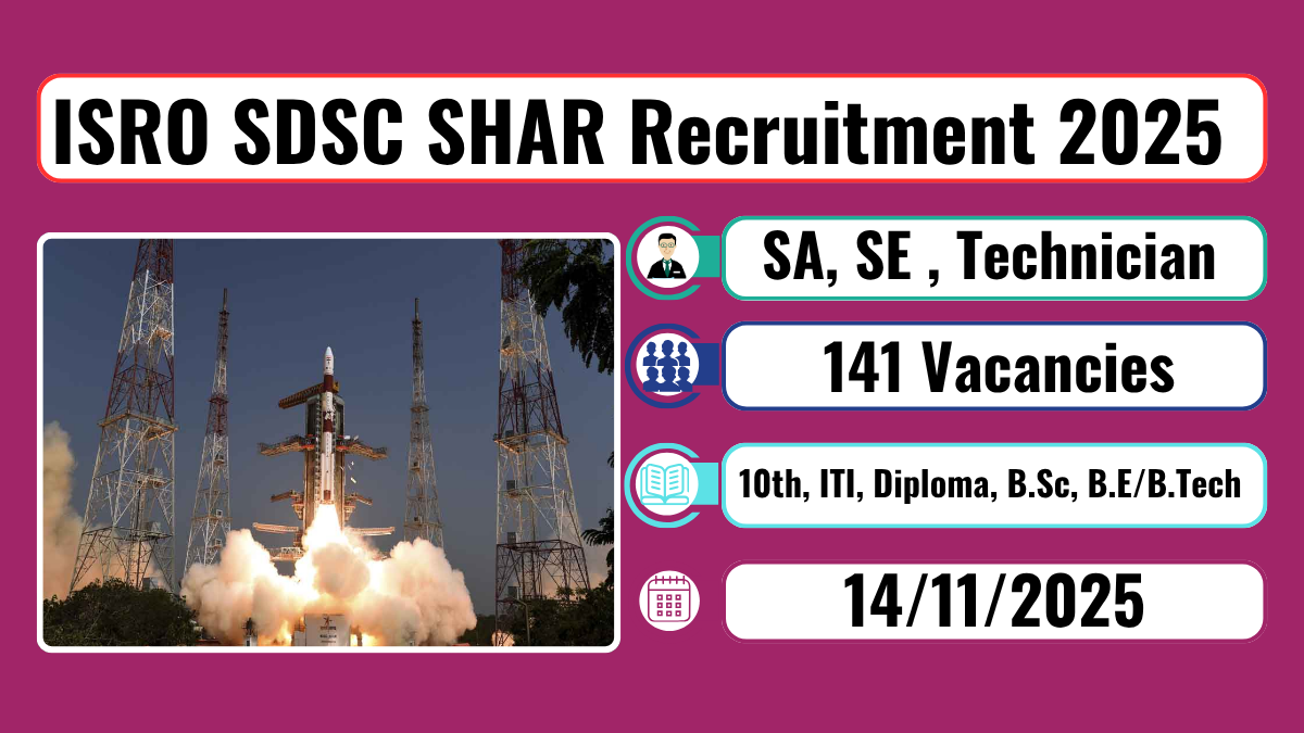 ISRO – Satish Dhawan Space Centre, Sriharikota (SDSC SHAR) | 141 ...